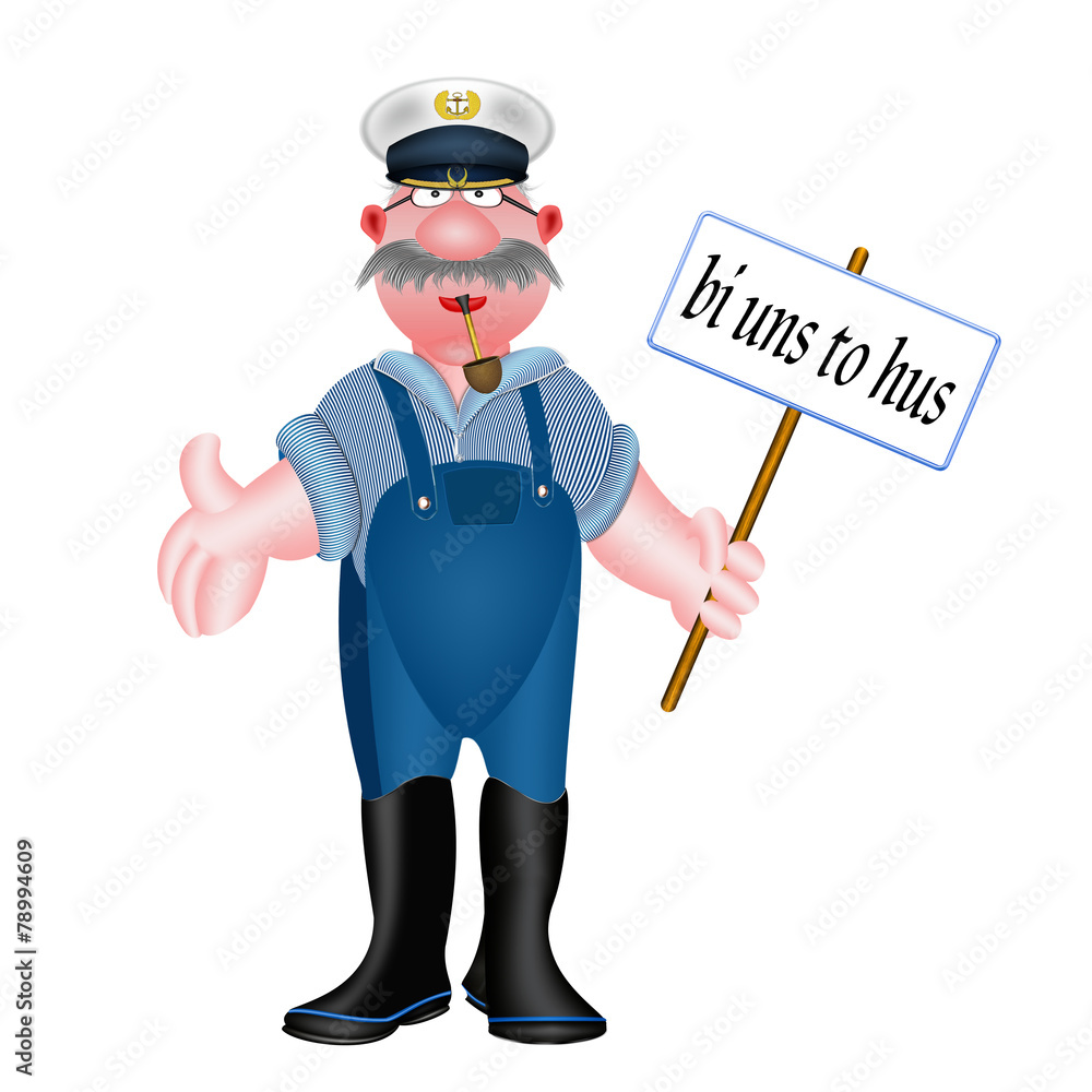norddeutsche Heimat, plattdeutsch Stock-Illustration | Adobe Stock