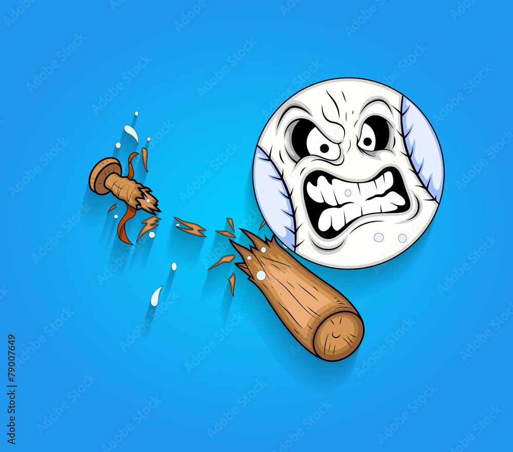 Wooden Baseball Bat Vector
