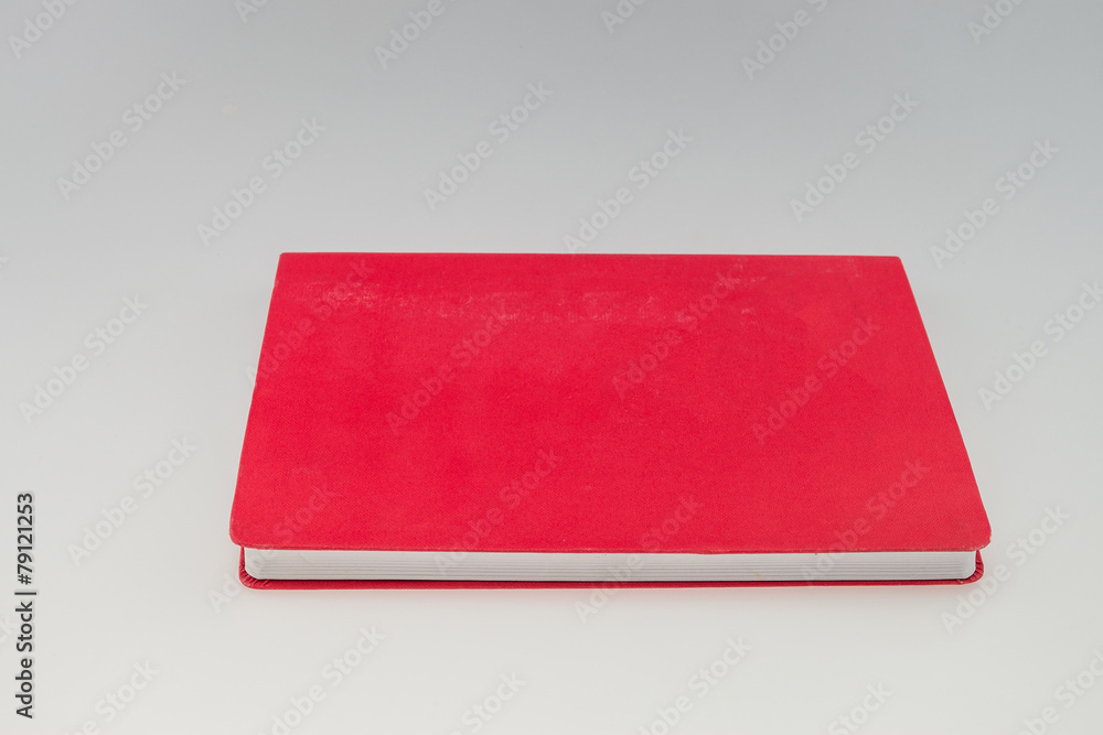 Blank red book isolated on white background with copy space Stock Photo ...