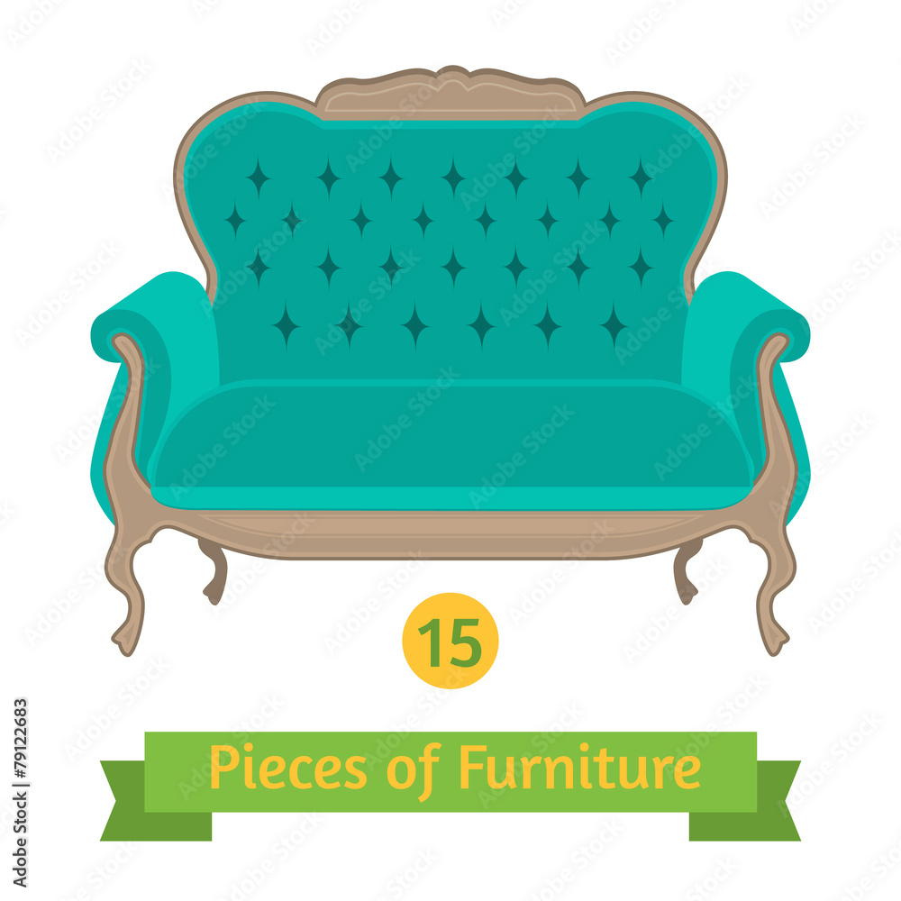 Antique Couch Vector