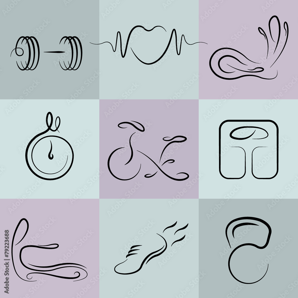 Green Sports Equipment Logos