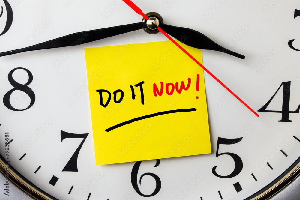 do it now Stock Photo | Adobe Stock