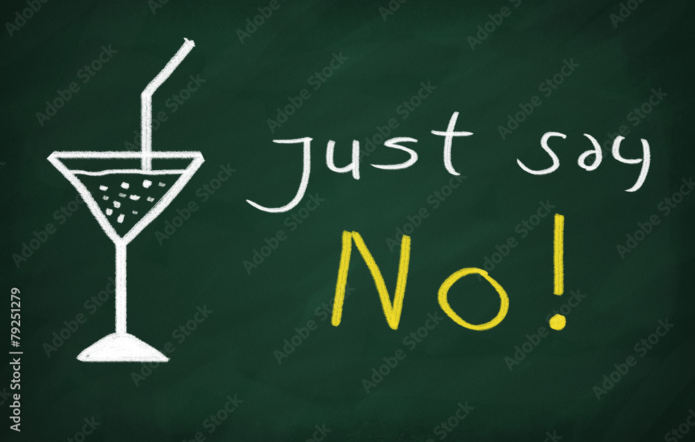 Just say no Stock Photo | Adobe Stock