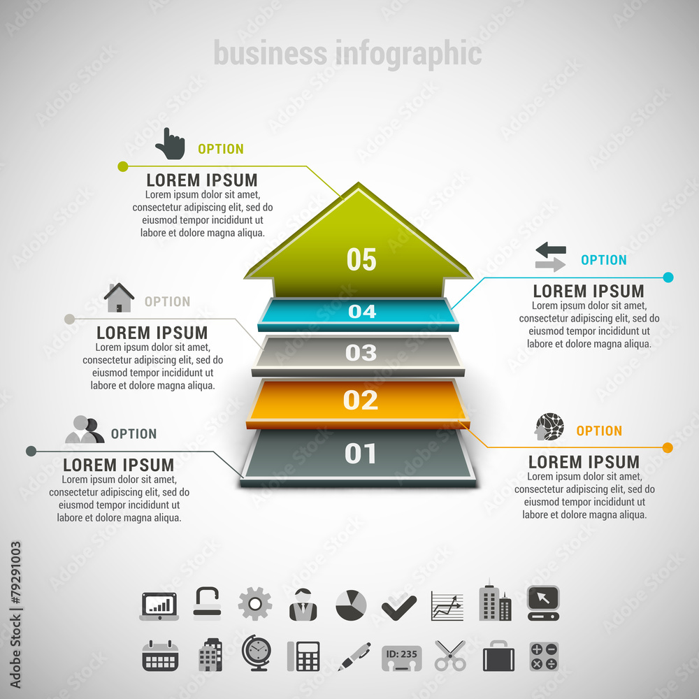 Business Infographic Stock Vector | Adobe Stock