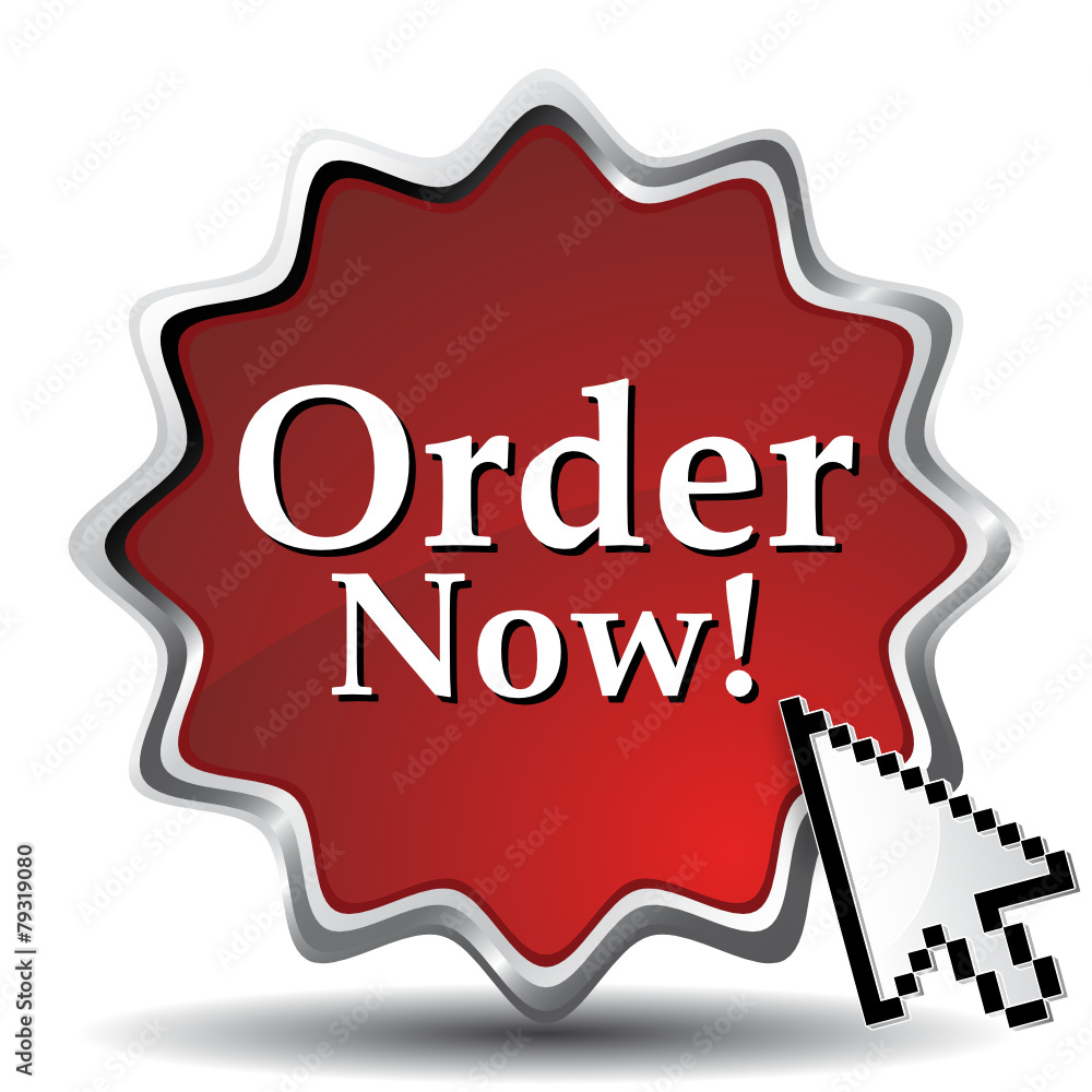 ORDER NOW! ICON Stock Vector | Adobe Stock