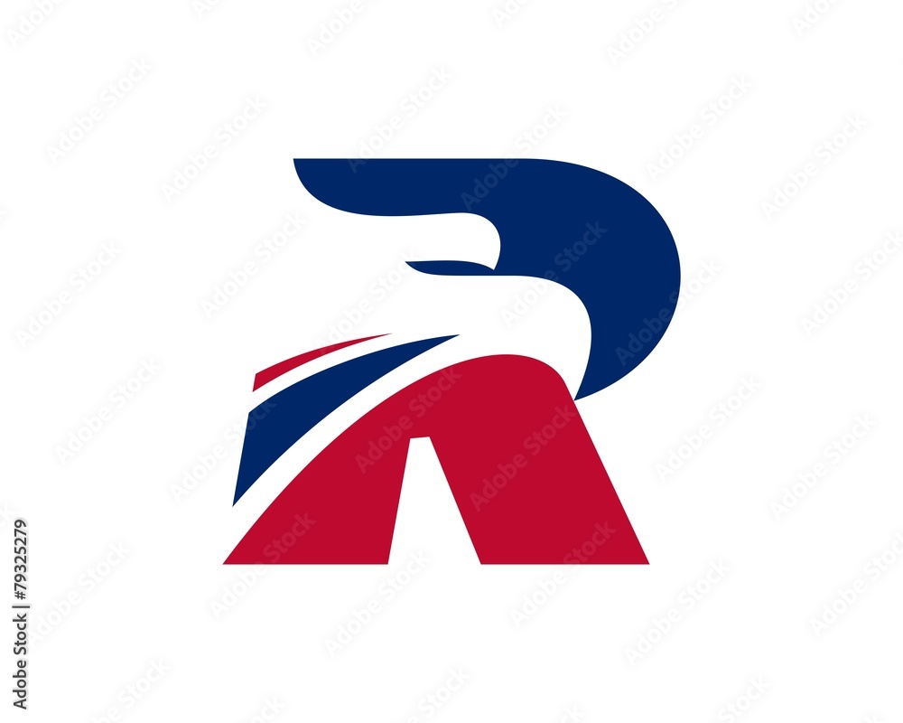 red white blue republic party logo 42 Stock Vector | Adobe Stock