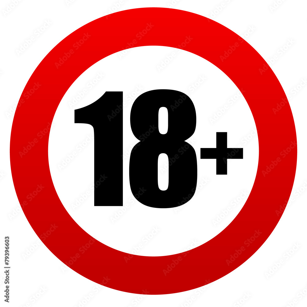 18+ age restriction sign. Stock-Vektorgrafik | Adobe Stock 18+ age restriction sign. Stock-Vektorgrafik | Adobe Stock