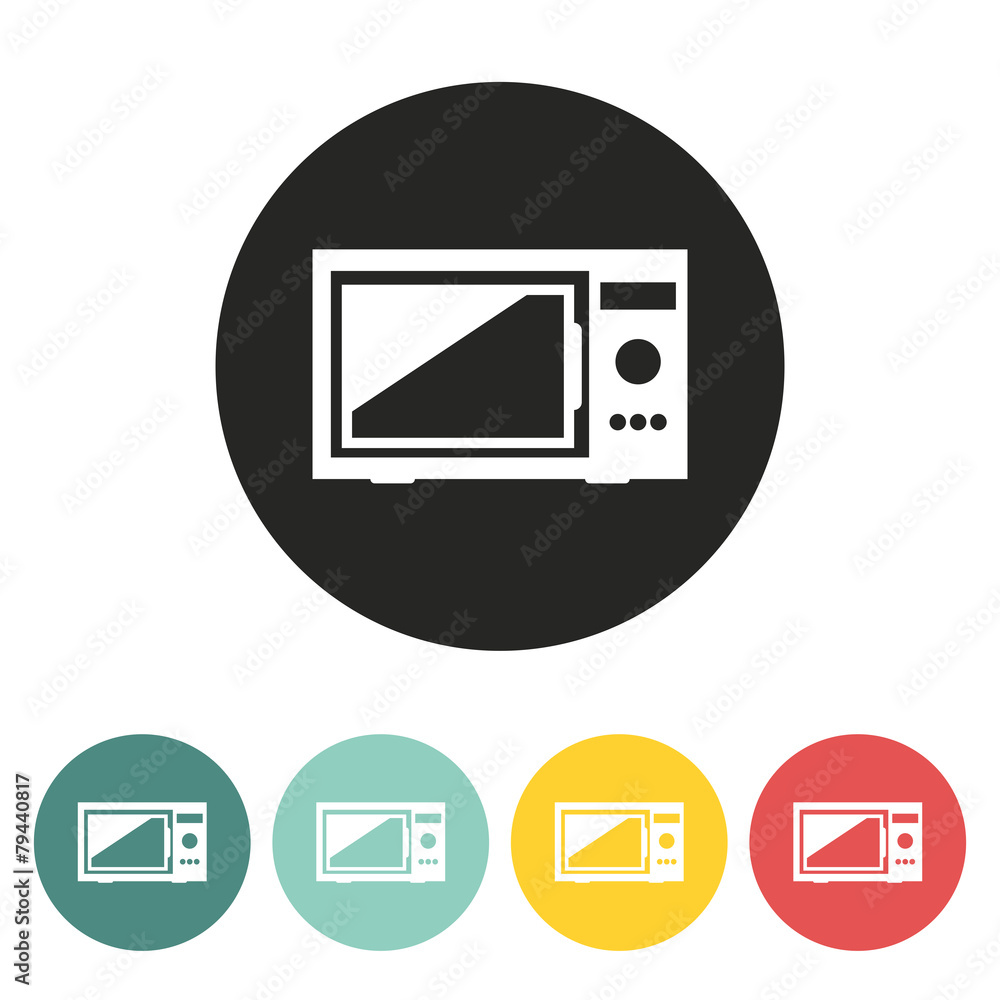 Microwave icon. Stock Vector | Adobe Stock