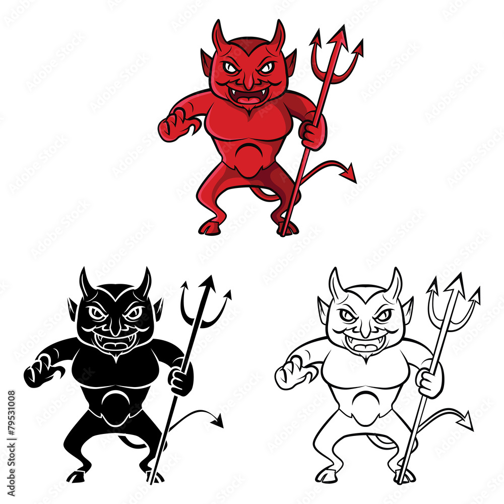 Red Devil Coloring Pages