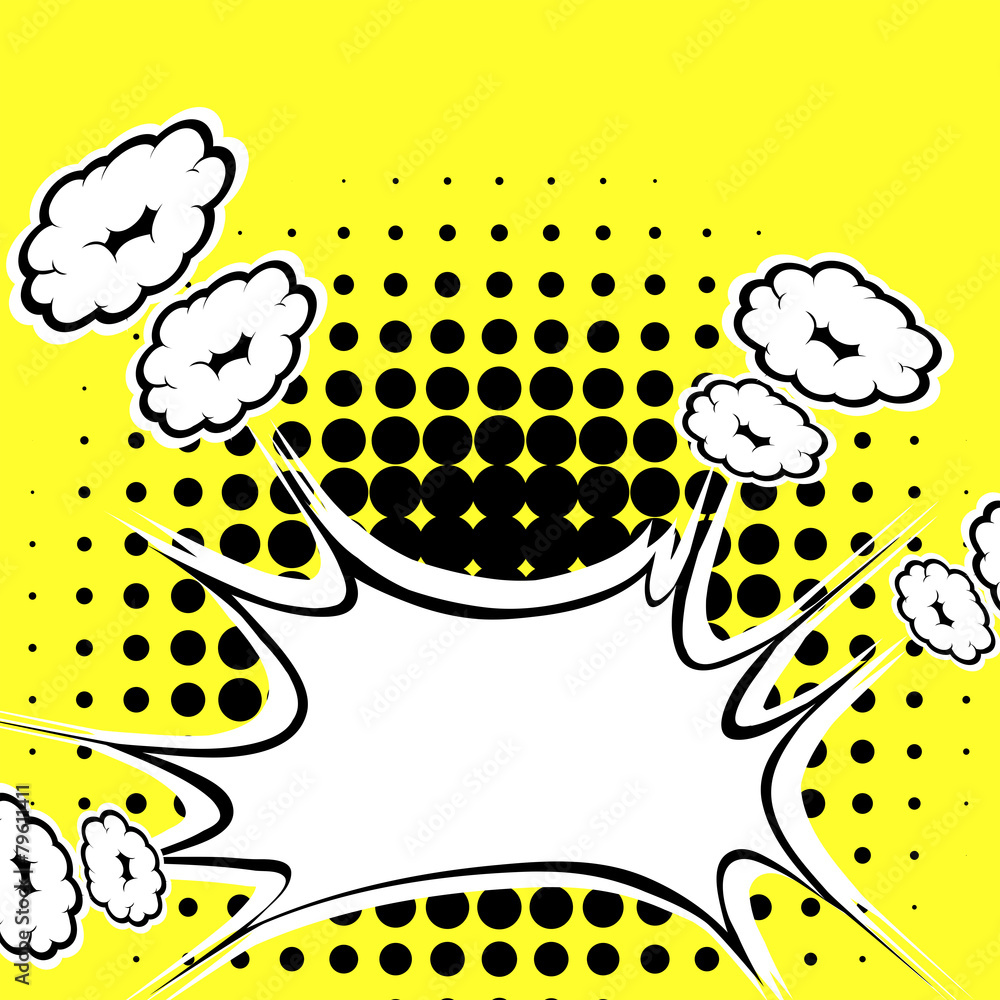 Comic balloon Stock Vector | Adobe Stock