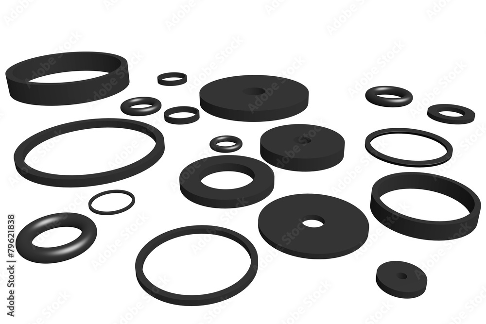 sealing rings Stock Illustration | Adobe Stock