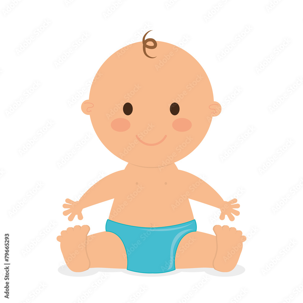 Baby design, vector illustration. Stock Vector | Adobe Stock