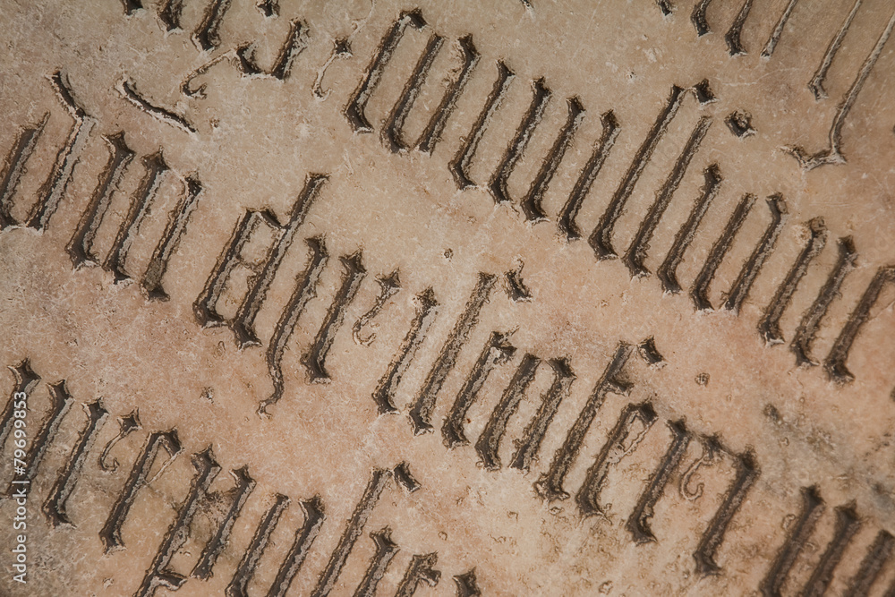 Altes Schriftbild Stock Photo | Adobe Stock