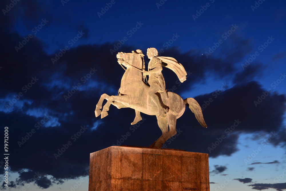 Alexander the Great statue Stock Photo | Adobe Stock