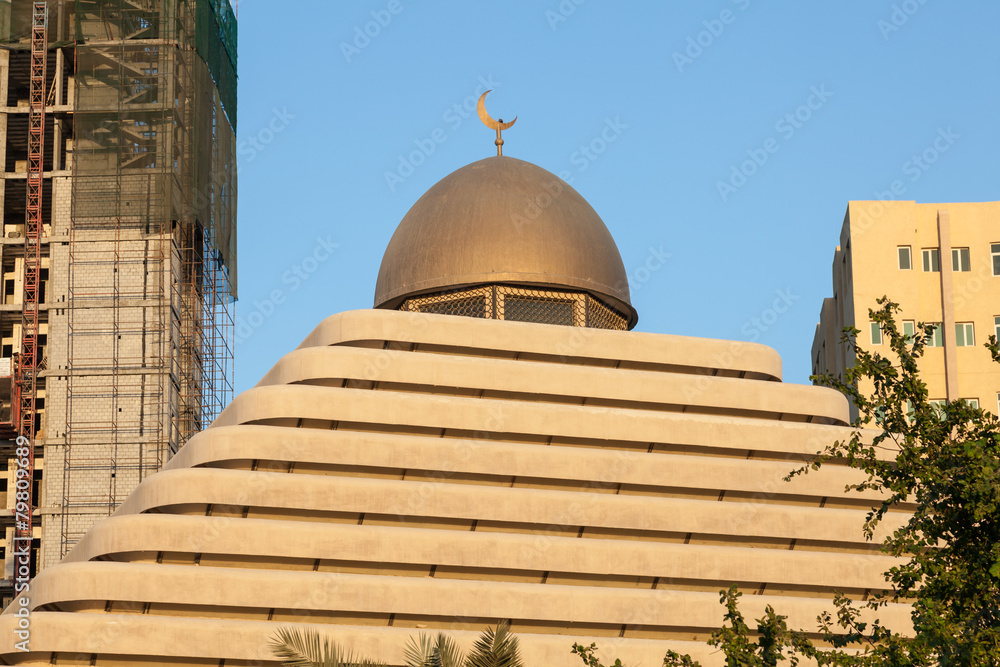 Pyramid Mosque in Kuwait City, Middle East Stock Photo | Adobe Stock