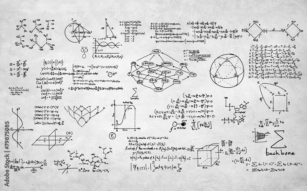 Formula Mathematics Equation Mathematical Symbol Concept Stock ...