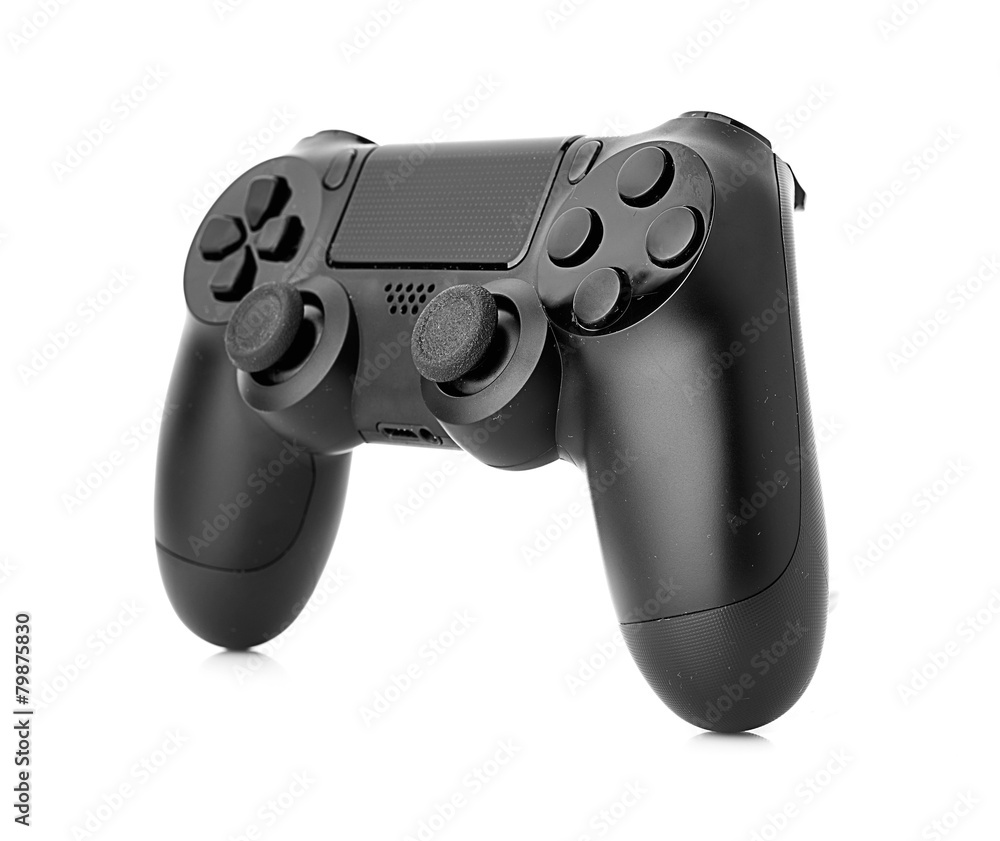 video game controller isolated on white background Stock-Foto | Adobe Stock