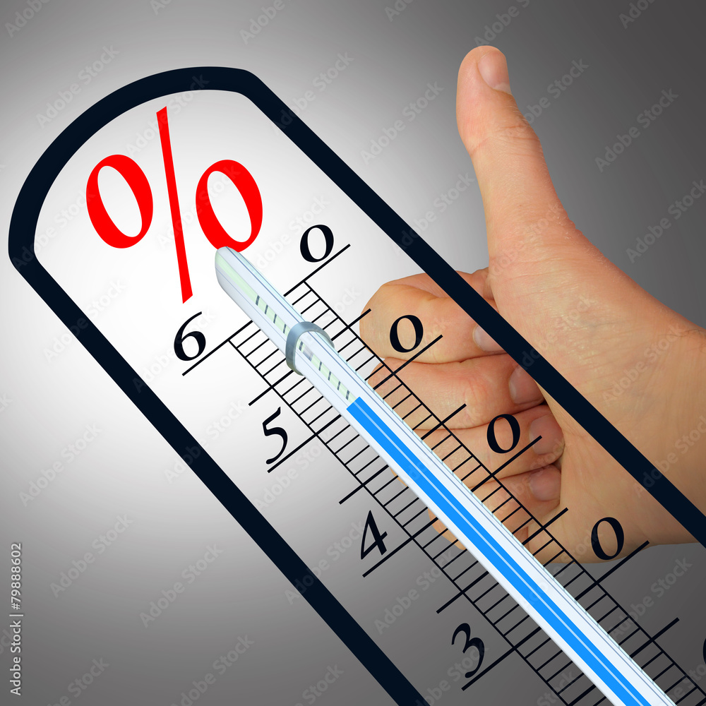 Thermometer 70 Stock-Foto | Adobe Stock