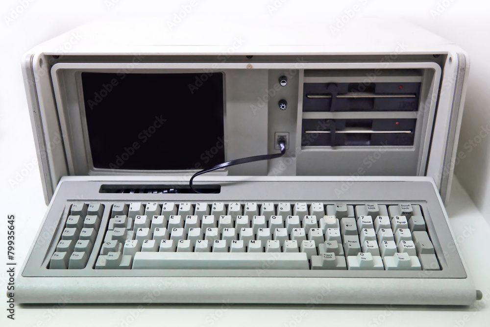 Old personal computer Stock Photo | Adobe Stock