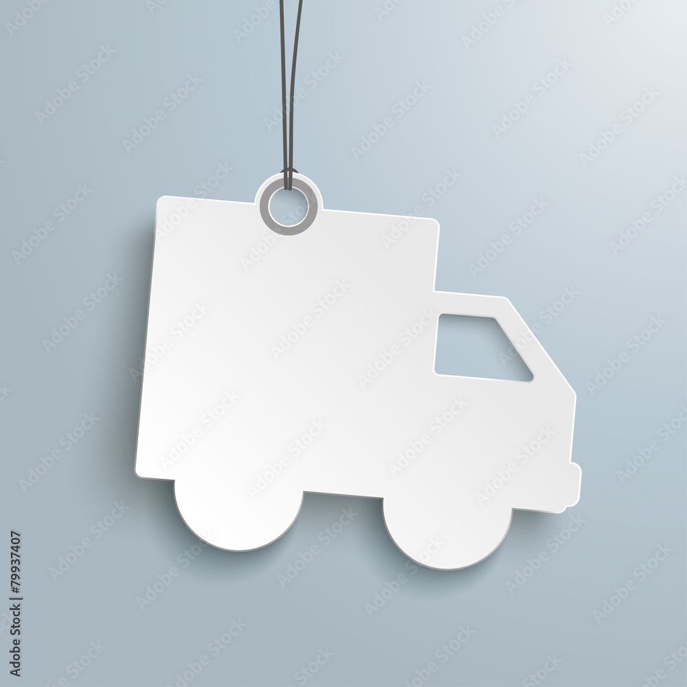 Shipping Paper Car Price Sticker Stock-Vektorgrafik | Adobe Stock