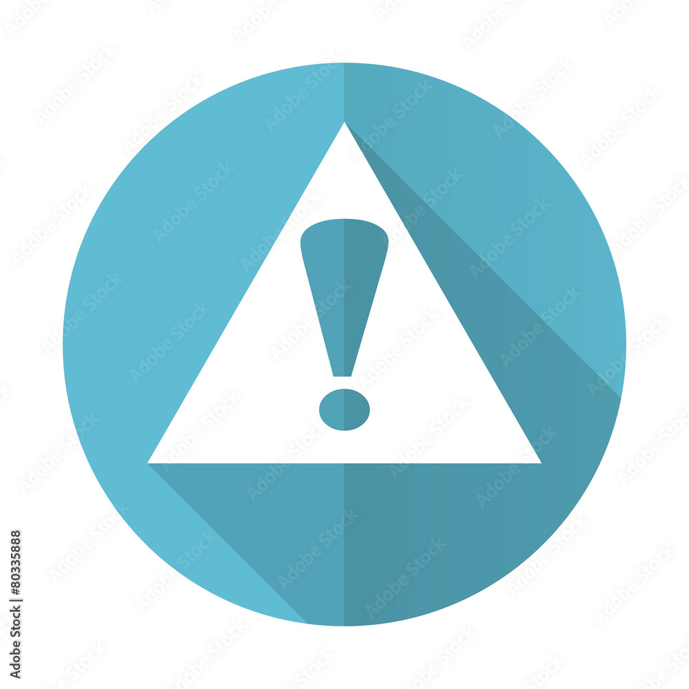 Blue Danger Icon