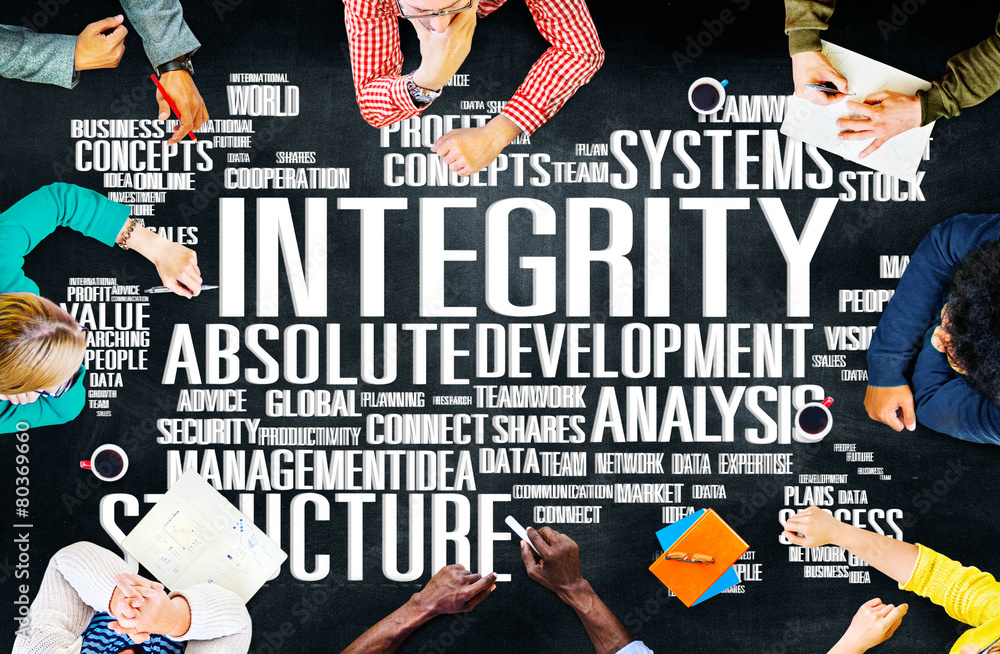 Integrity Structure Service Analysis Value Service Concept Stock Photo ...