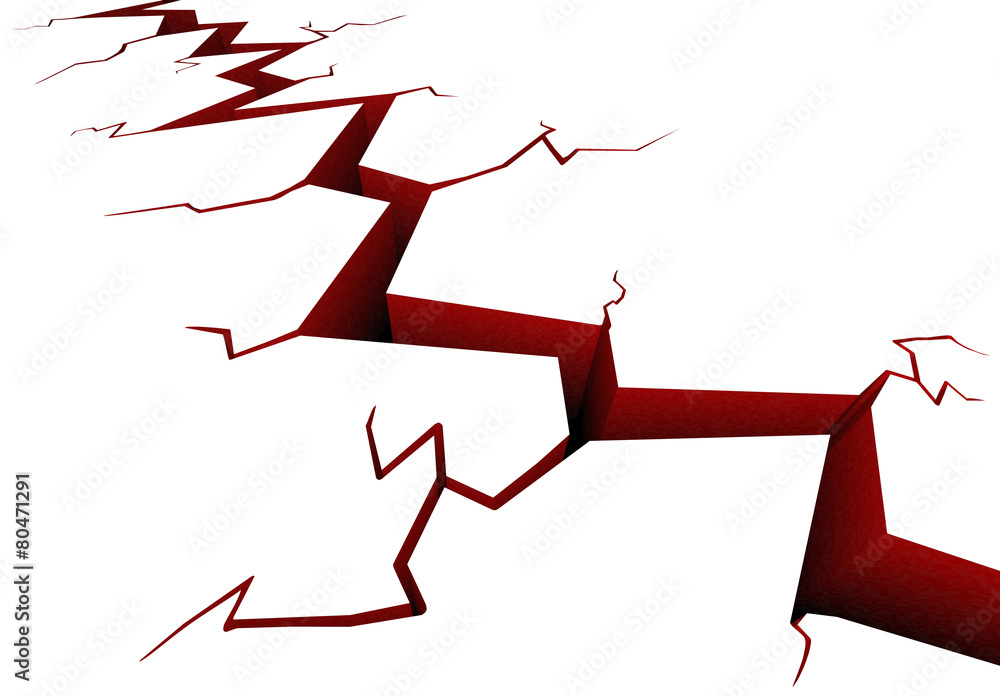 Der Riss Stock-Illustration | Adobe Stock