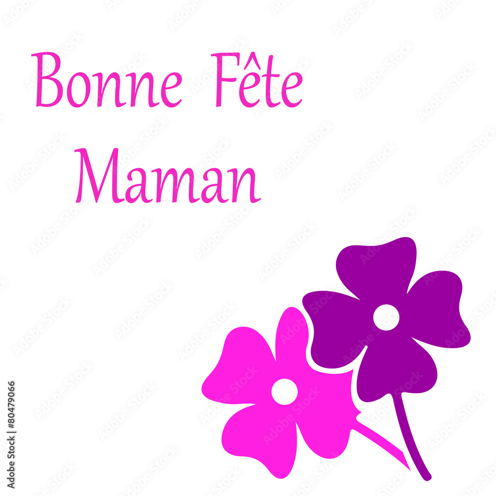 Vecteur Stock bonne fête maman | Adobe Stock