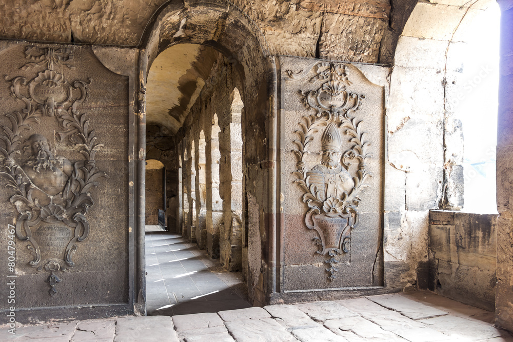 Stone of ancient roman gate Porta Nigra, Trier Stock Photo | Adobe Stock