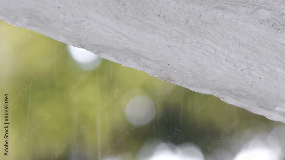 Building Ledge Humidity Damage Stock Video | Adobe Stock