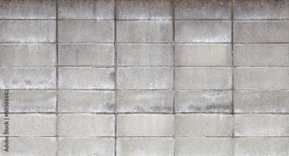 Concrete block wall background seamless and texture Stock Photo | Adobe ...