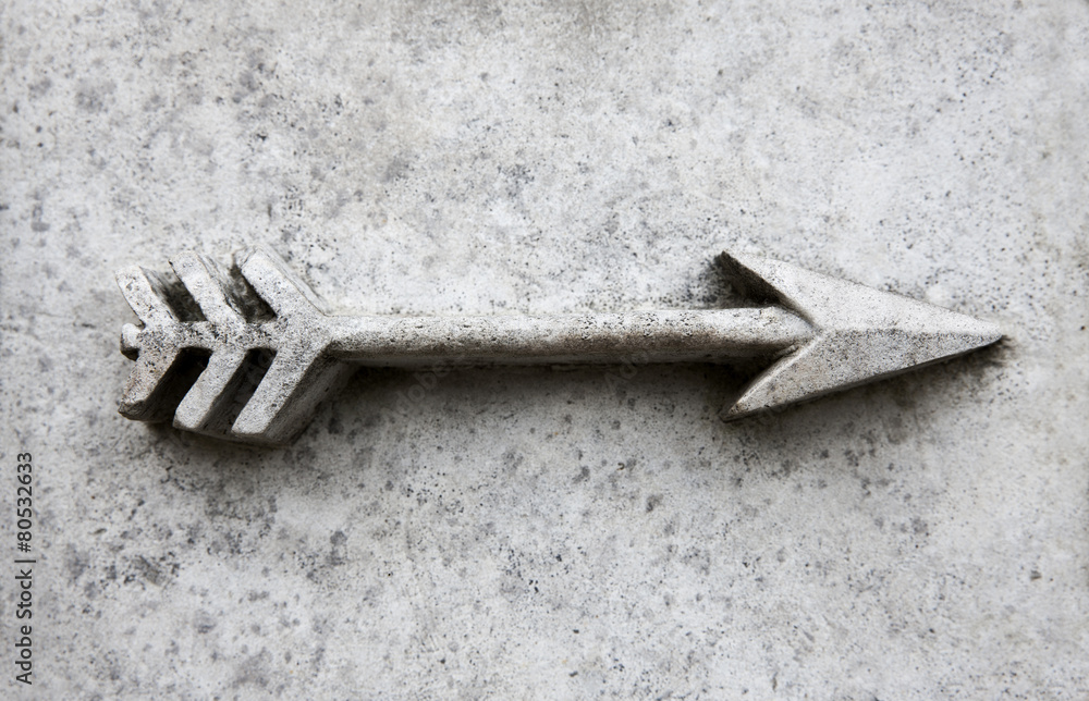 Steinpfeil Stock Photo | Adobe Stock