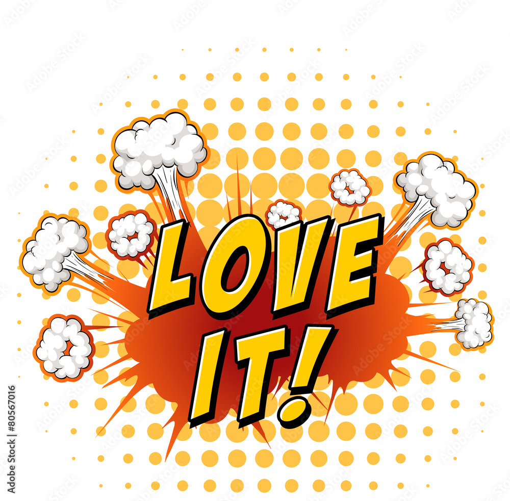 Love it Stock Vector | Adobe Stock
