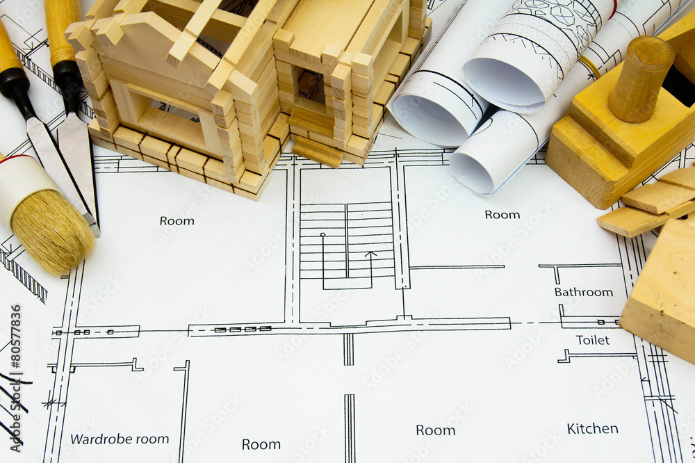 Joiner's works. Drawings for building, working tools and small Stock ...