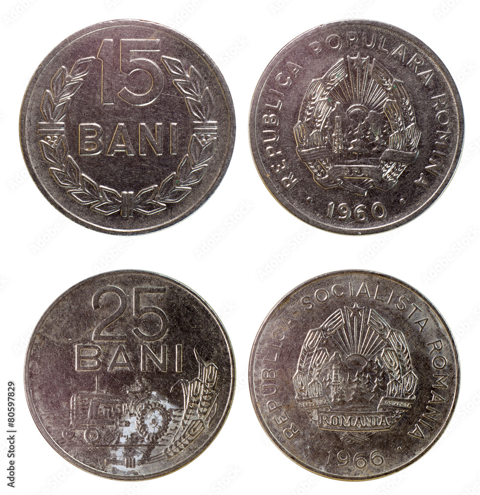 two old rare romanian coins Stock Photo | Adobe Stock