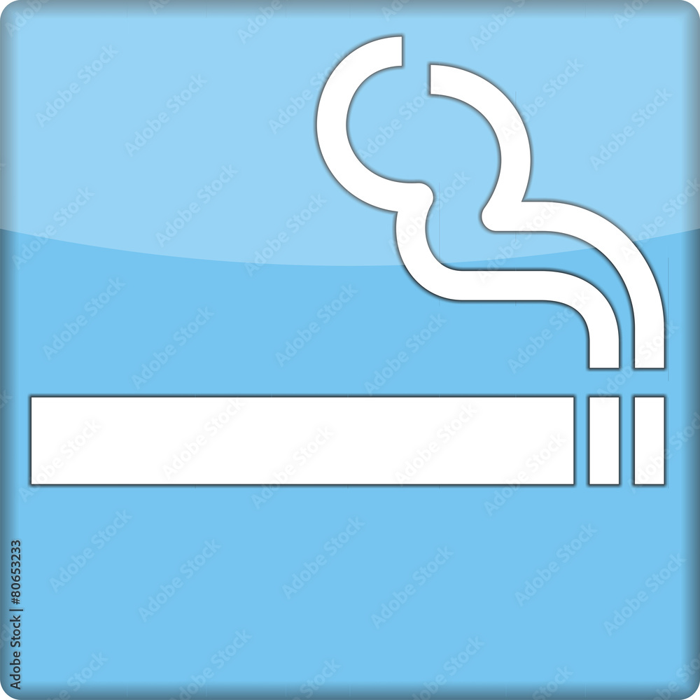 Raucherzone Stock-Illustration | Adobe Stock