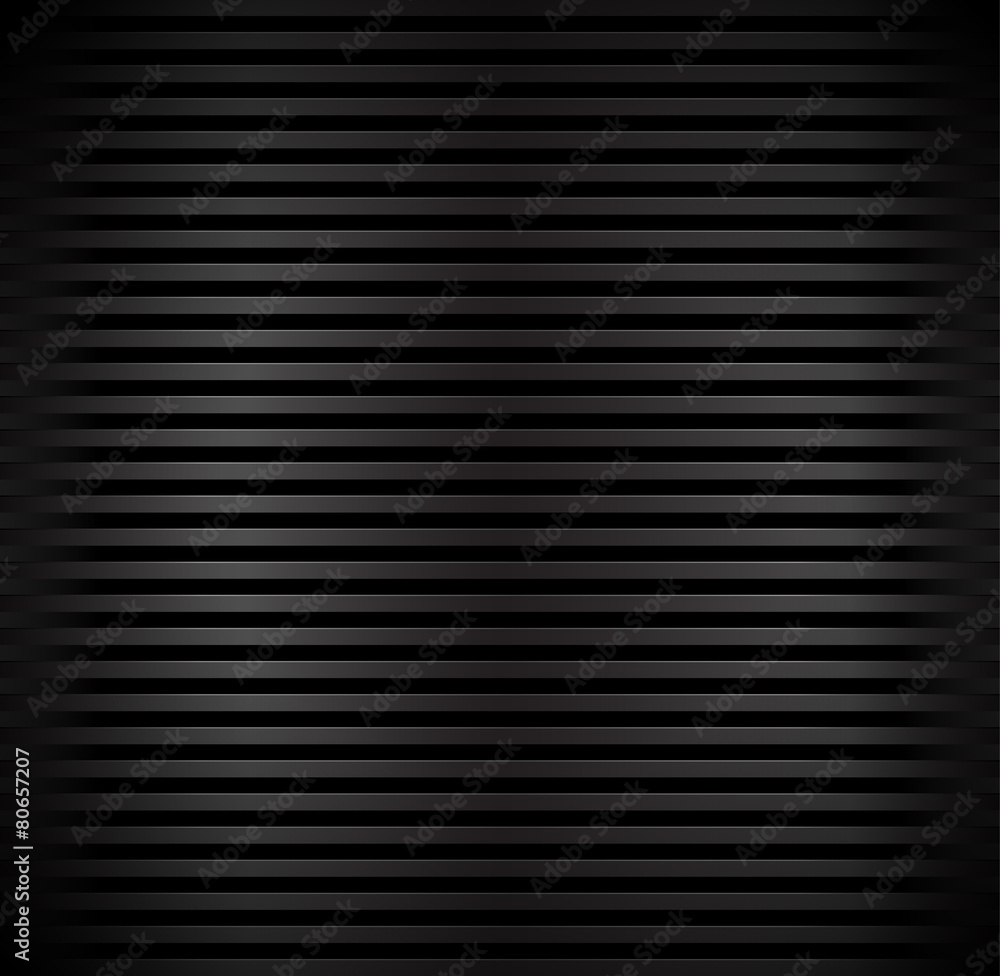 Bars, corrugated black background. Dark lined texture, industria Stock ...