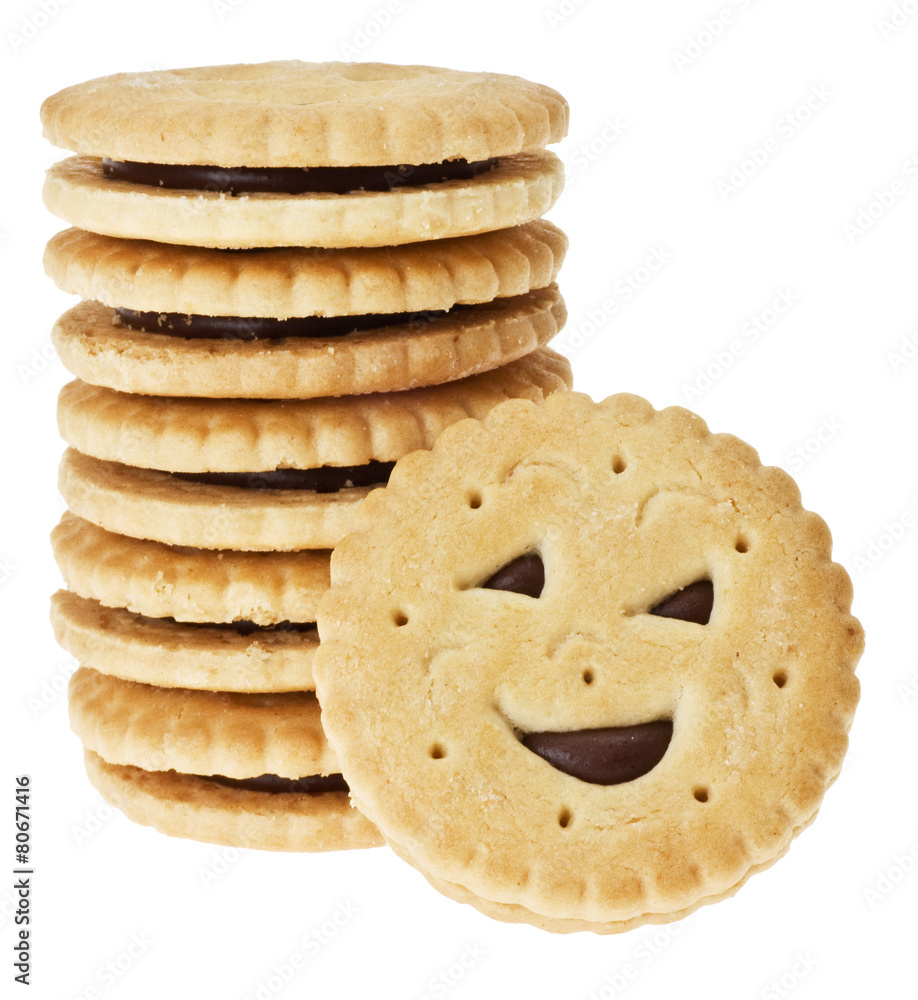 Kekse mit Smileys Stock Photo | Adobe Stock