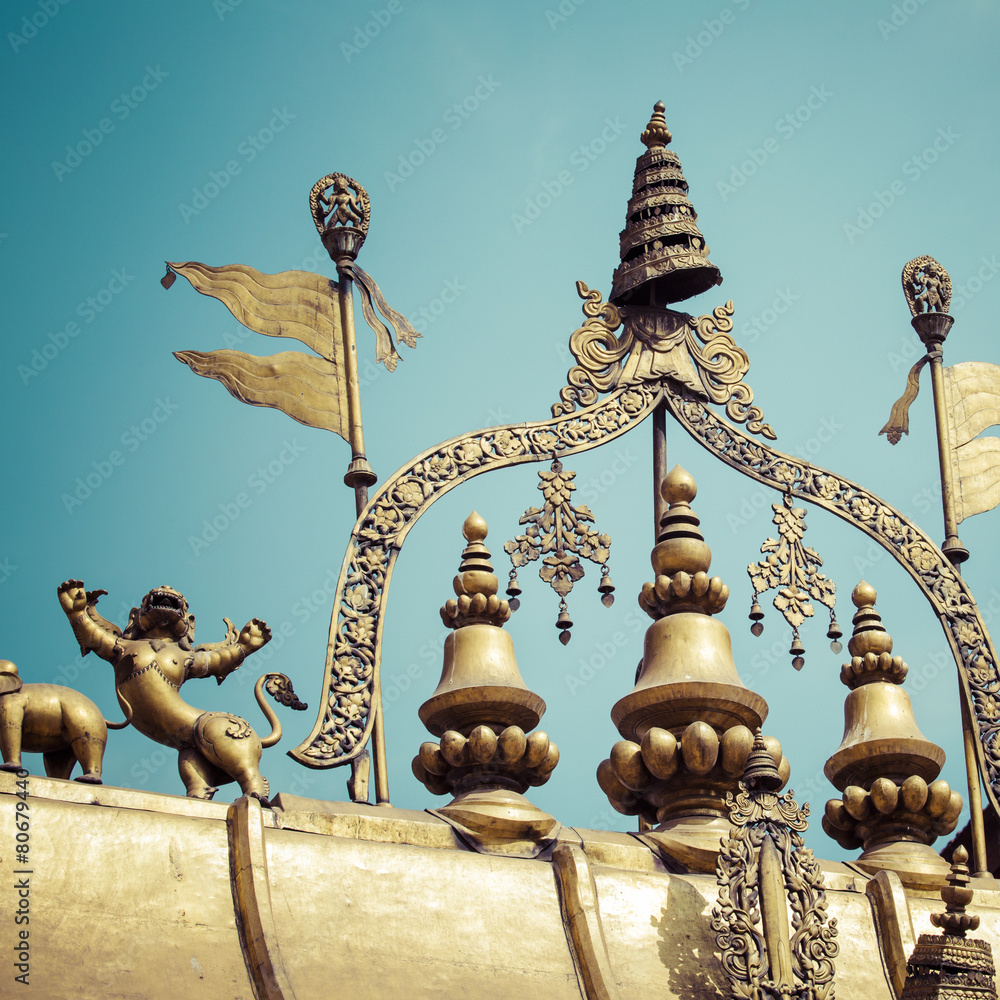 Temples of Durbar Square in Bhaktapur, Kathmandu, Nepal. Stock Photo | Adobe Stock