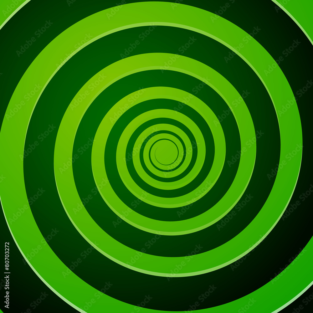 Green Spiral Background Stock Vector | Adobe Stock