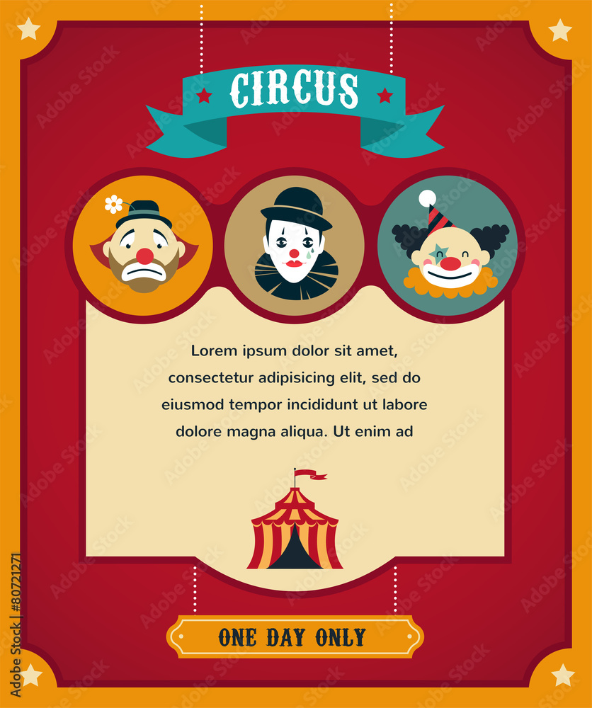 Circus Poster Background