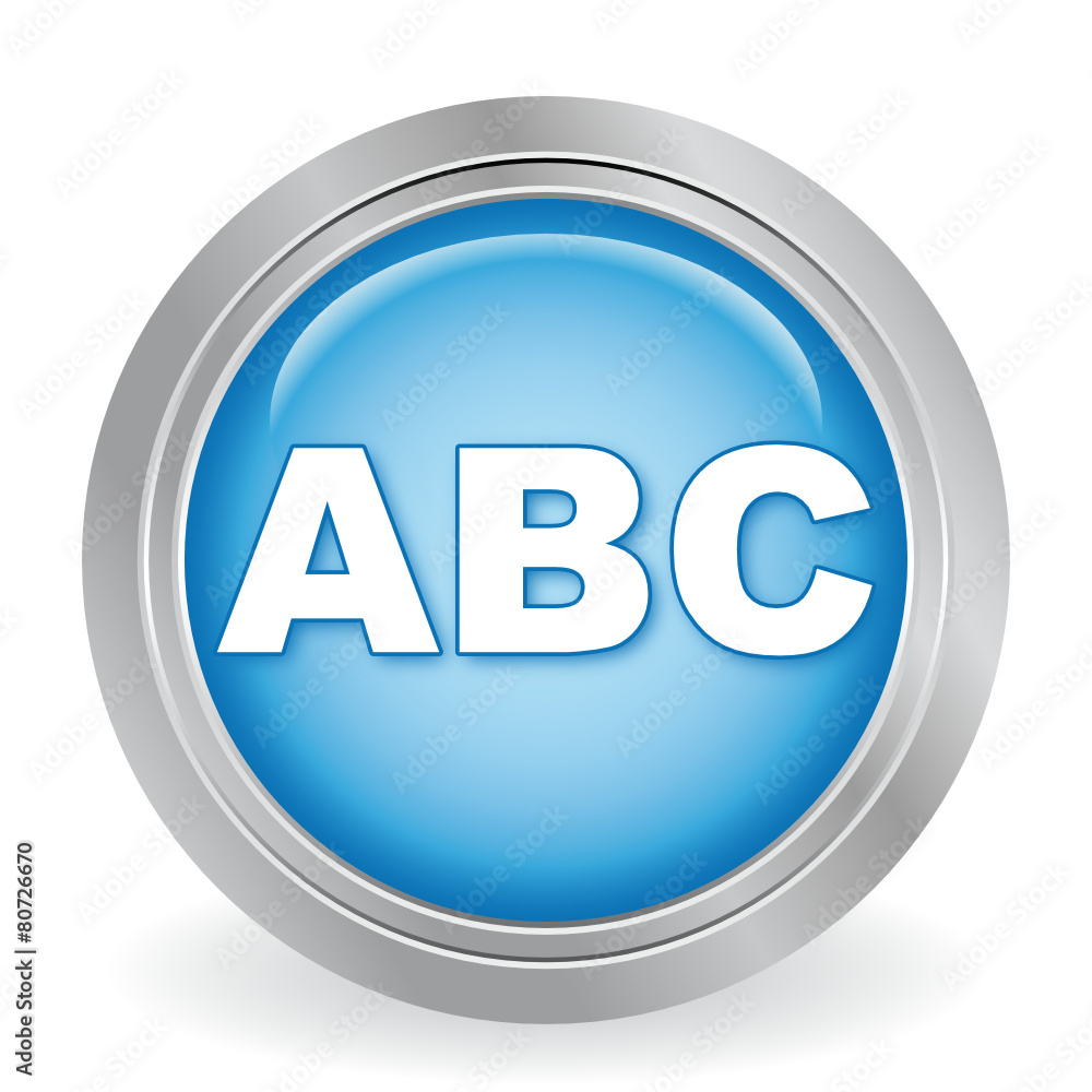 ABC ICON Stock Vector | Adobe Stock