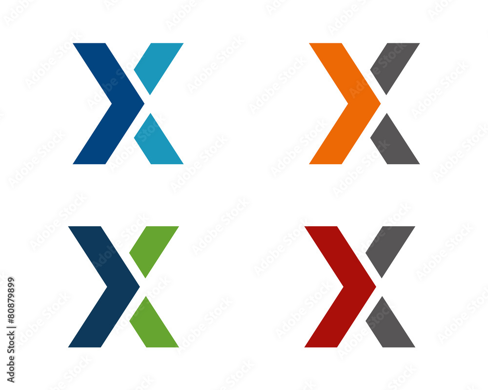 X : Logo Template Stock Vector | Adobe Stock