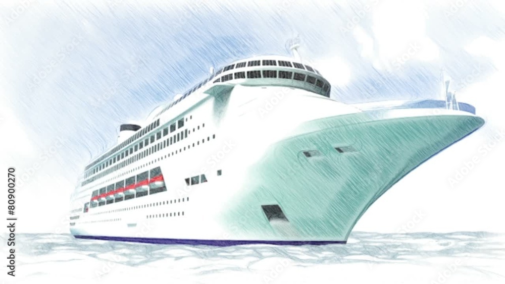 Statek jacht 3d animacja transport Stock ビデオ | Adobe Stock