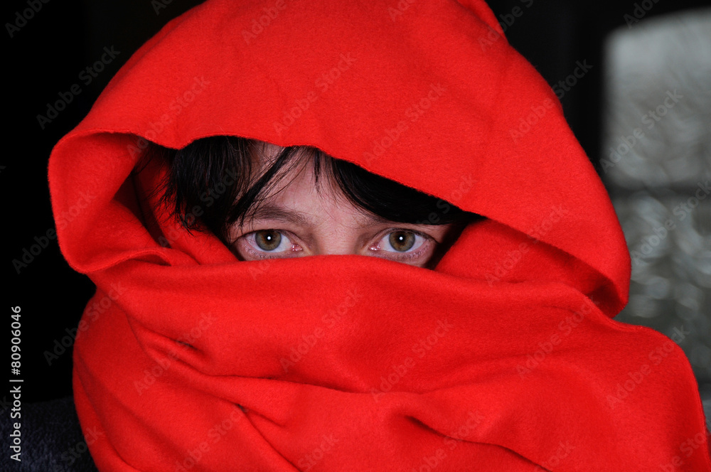 Rotes Tuch Stock-Foto | Adobe Stock