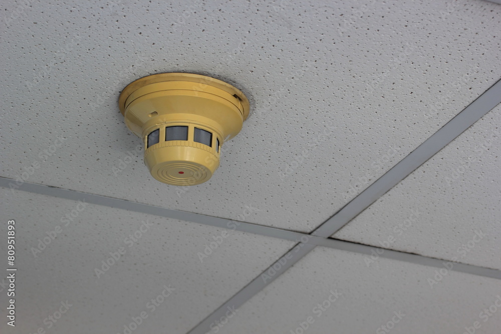 Smoke Detector On Ceiling