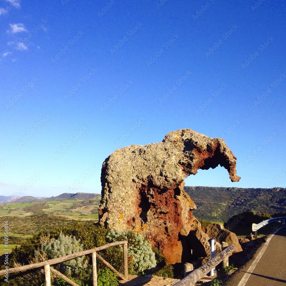 elephant rock, sardinia, italy Stock Photo | Adobe Stock