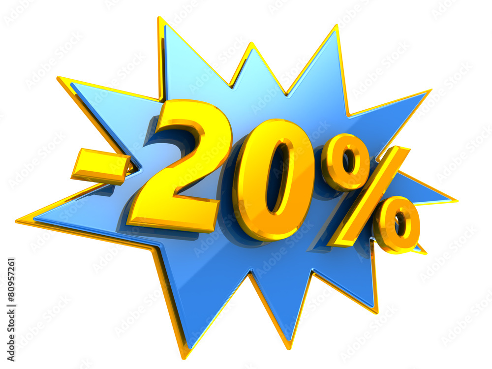 20 percent Stock Illustration | Adobe Stock