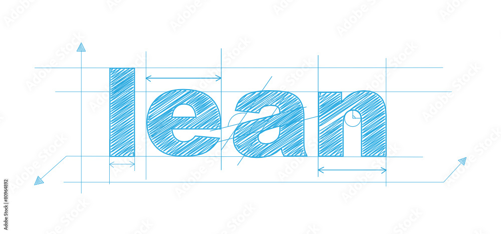 LEAN icon (enterprise performance continuous improvement) Stock Vector ...