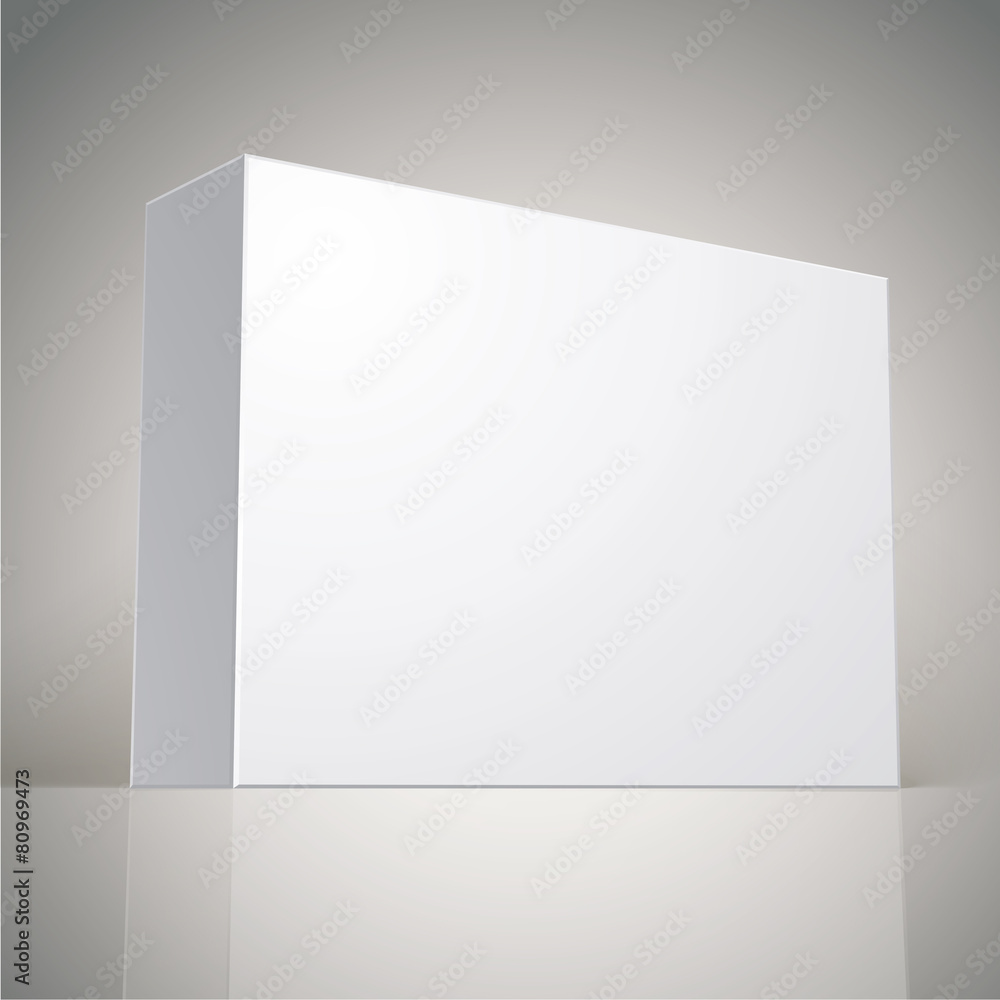 Package white box design, template for your package design, put Stock ...